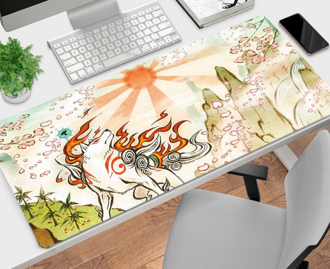 Okami Sun Goddess Desk Mat – loggets